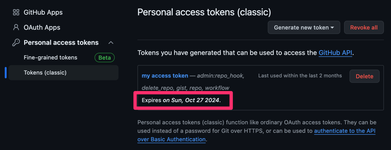 [GitHub] Personal Access Token の更新 | みぎにひつじのTechメェモ